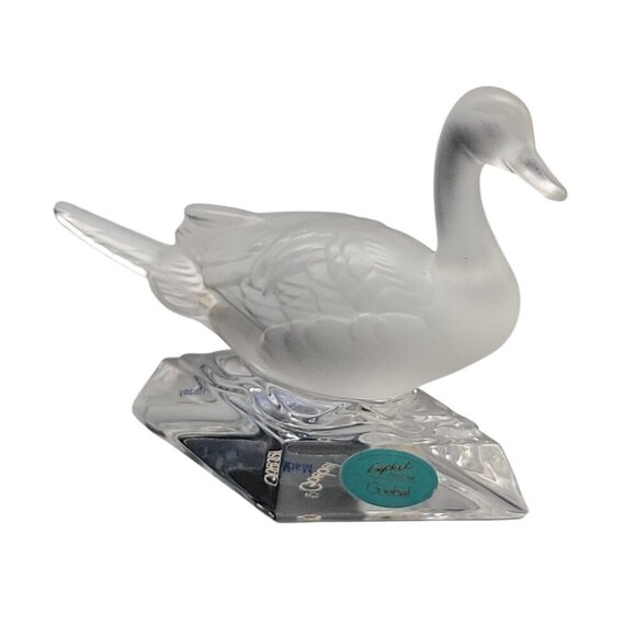 Goebel | Art | Goebel Crystal Collection Frosted Swan Figurine Made In ...